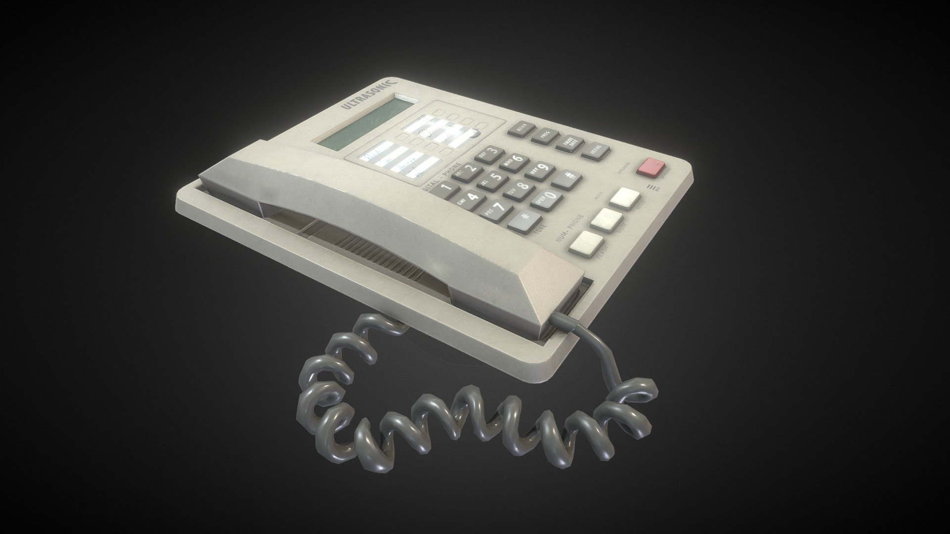 Office Telephone - 3D model by rishabhmarch19 [f8f5b44] - Sketchfab