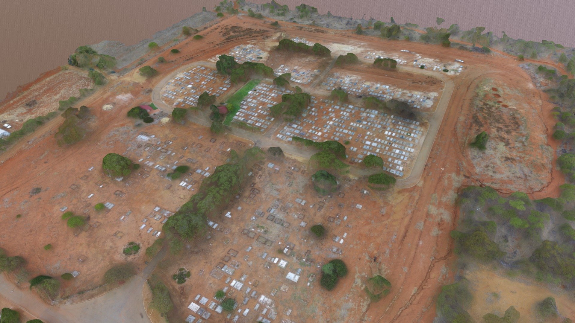 York Cemetery Drone Map - 3D model by Patrick Morrison ...