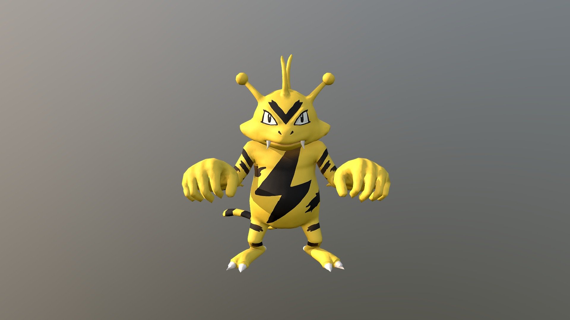 Electabuzz - 3D model by Jason.Edwards [f8f8774] - Sketchfab