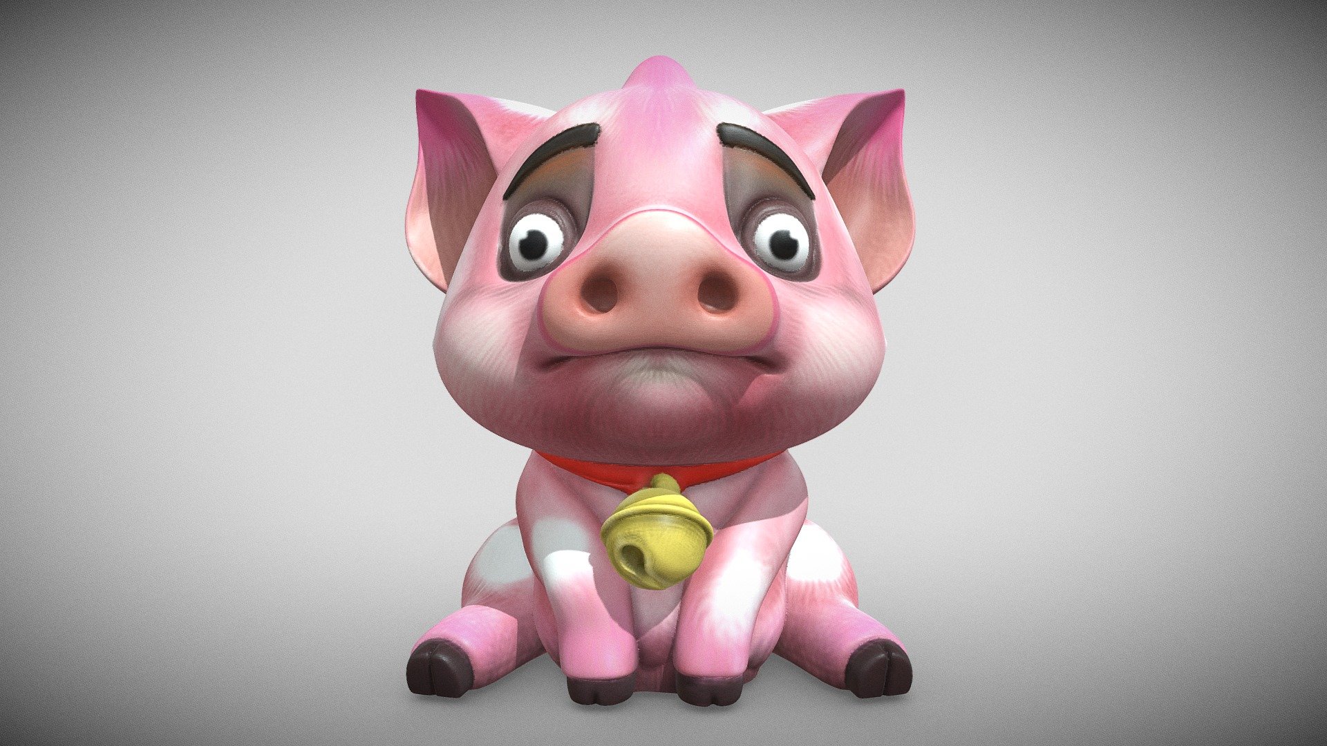 Poor Piggy - 3D model by redchristian [f8fbe94] - Sketchfab