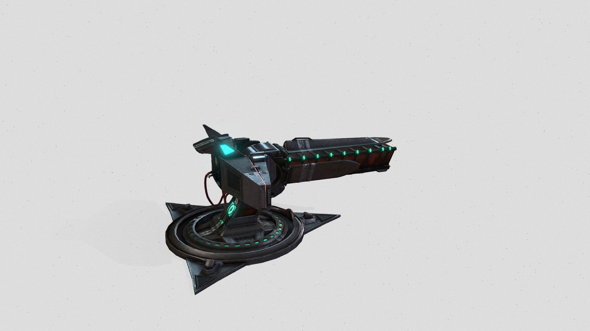 Sci-fi turret - Download Free 3D model by jSelucky [f8fd46f] - Sketchfab