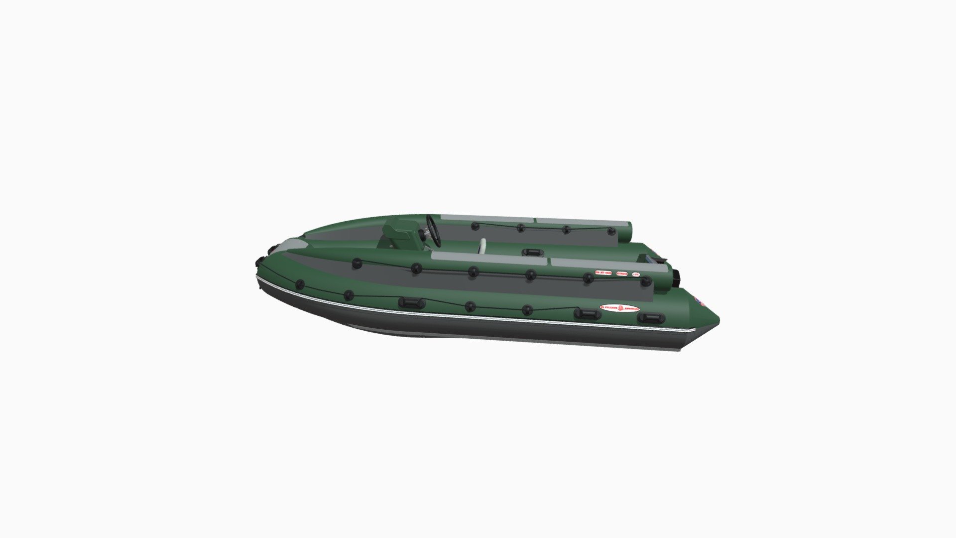 RIB JET 4500 EXTREME LUX - 3D model by KBRA [f8fd5fb] - Sketchfab