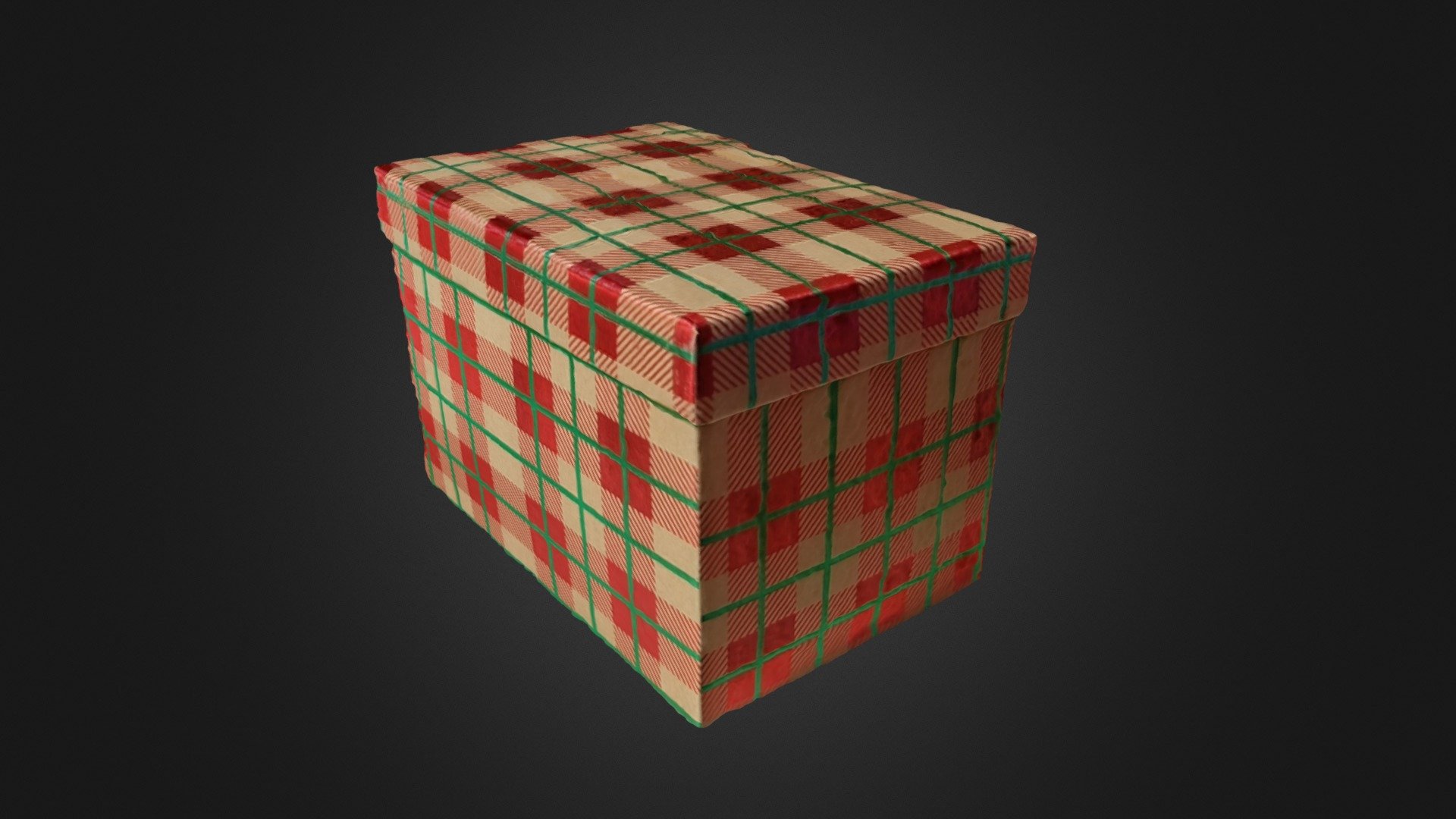 Christmas Box - Download Free 3D model by mpburton [f8fde3e] - Sketchfab