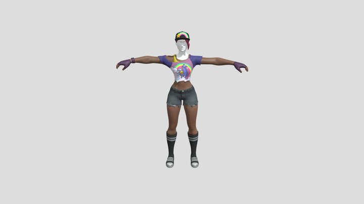 Fortnite-skin 3D models - Sketchfab