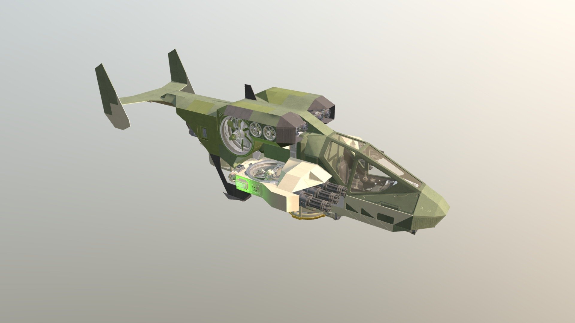 LAC-8 Dragonfang - 3D model by IngenieroFeliz [f8ff49b] - Sketchfab