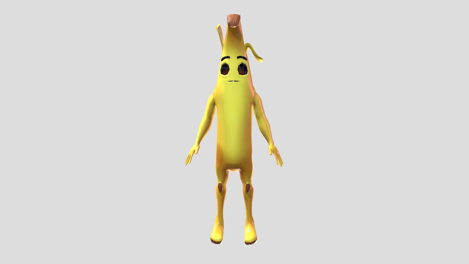 bananaman - 3D model by Kilala Art (@Kimi.Zavaleta) [f90039e] - Sketchfab