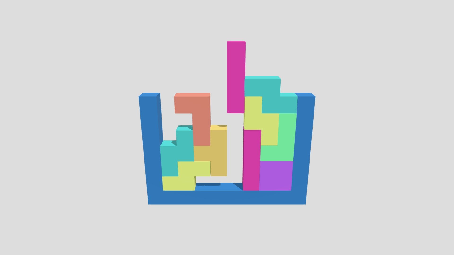 Tetris Blocks - Download Free 3D model by WyattRadak [f9003d8] - Sketchfab