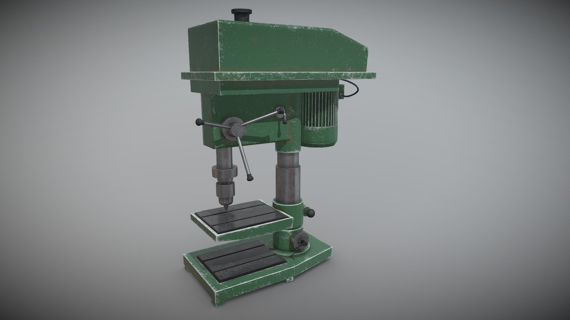 Brench Drilling Machine - 3D model by deep_3dart (@deepaksharma150705 ...