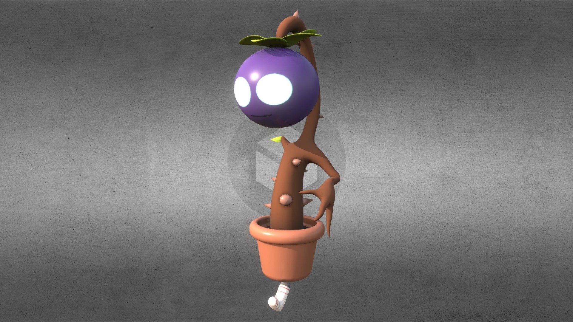 Mutant plant running - 3D model by Hene [f901411] - Sketchfab