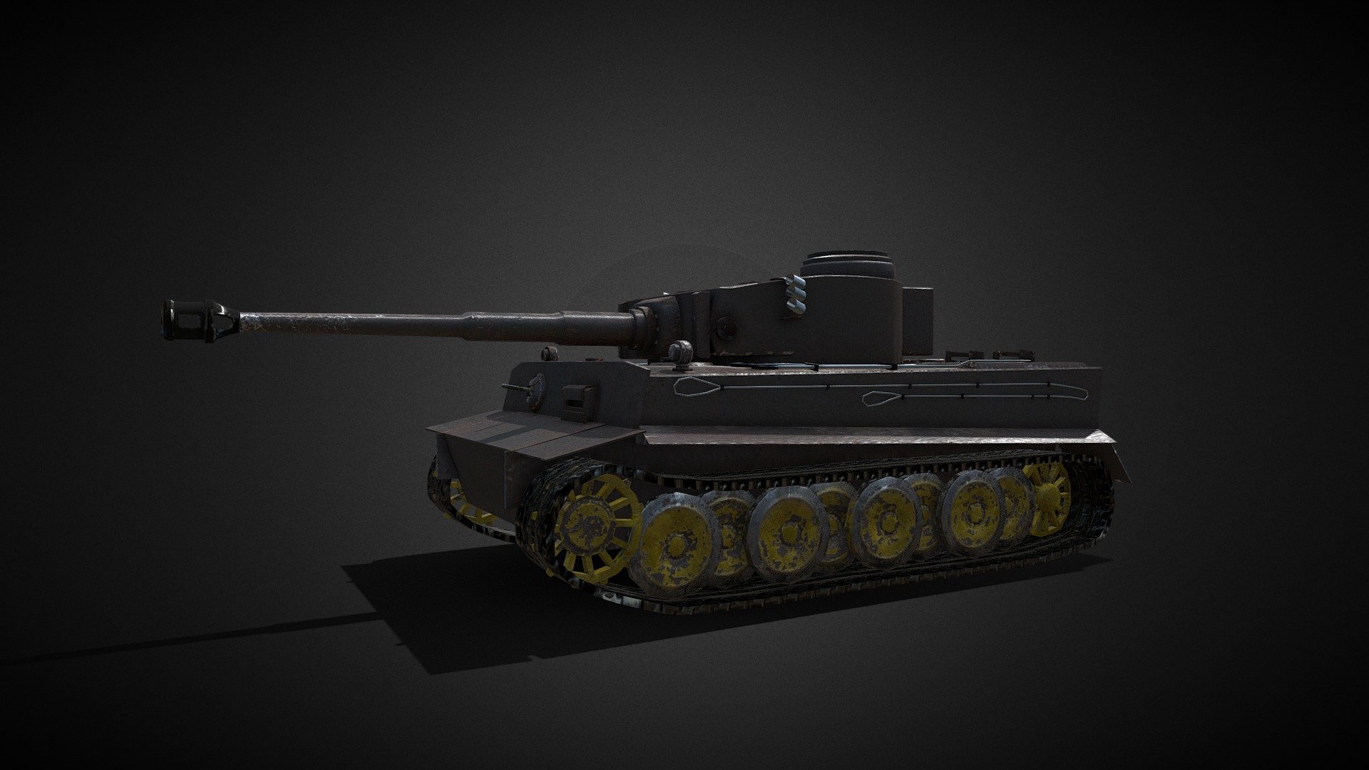 Tiger Tank - 3D model by Benny Khamelis (@BennyKhamelis) [f902ddf ...