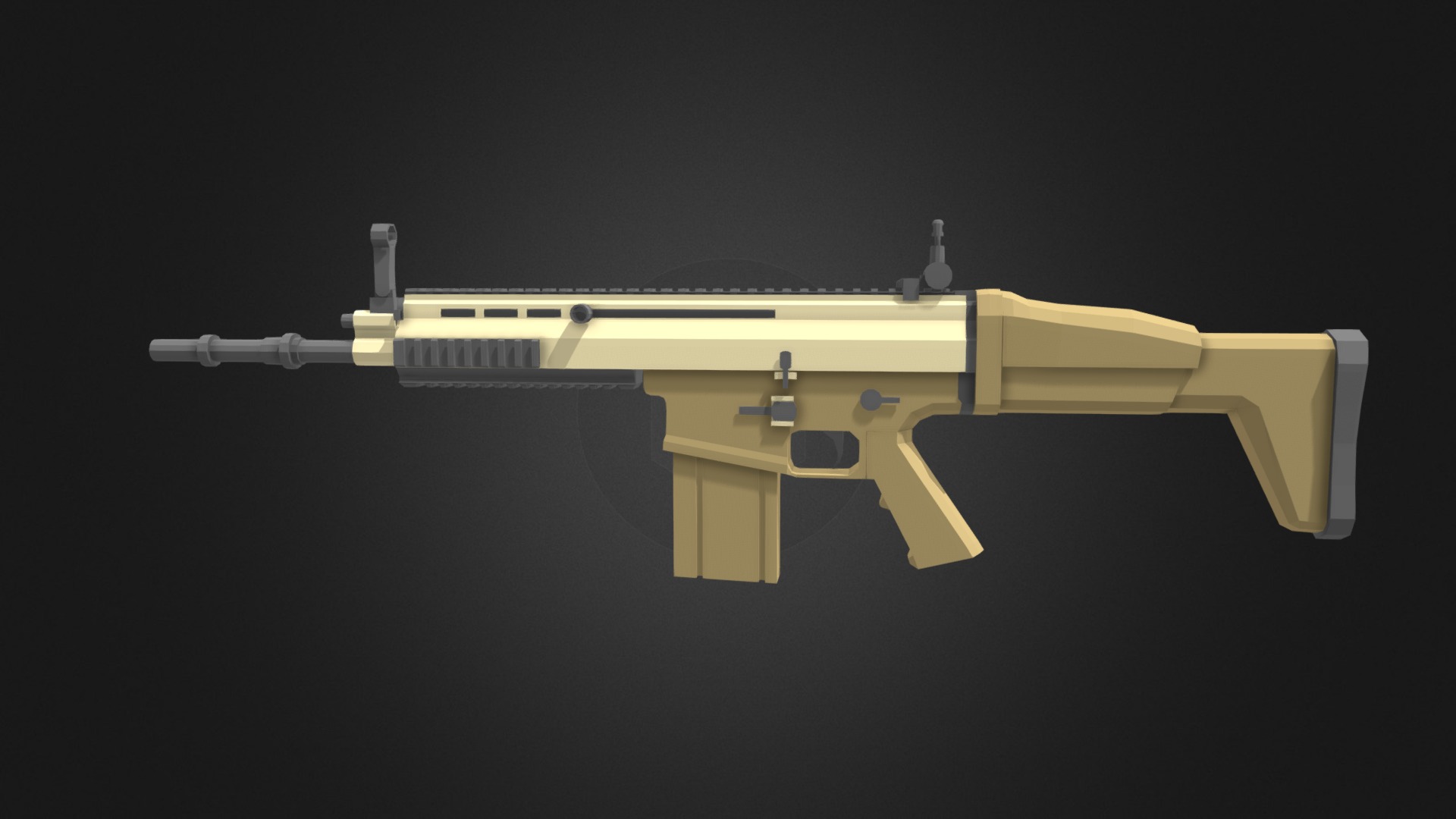 Scar H LowPoly - 3D model by Florian.h [f9037b4] - Sketchfab