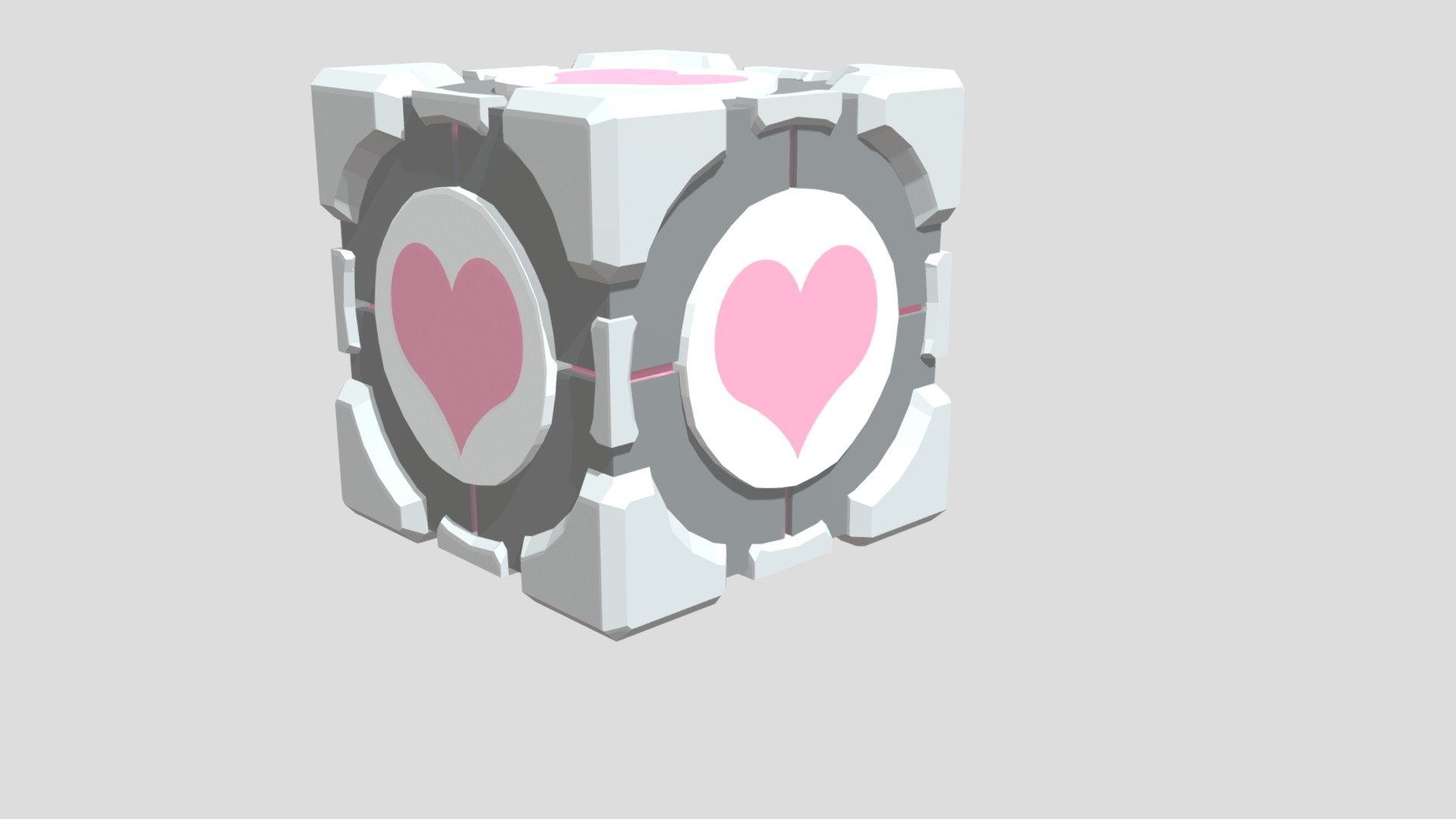 companion cube - Download Free 3D model by Kwik (@KwikHG) [f90507f ...