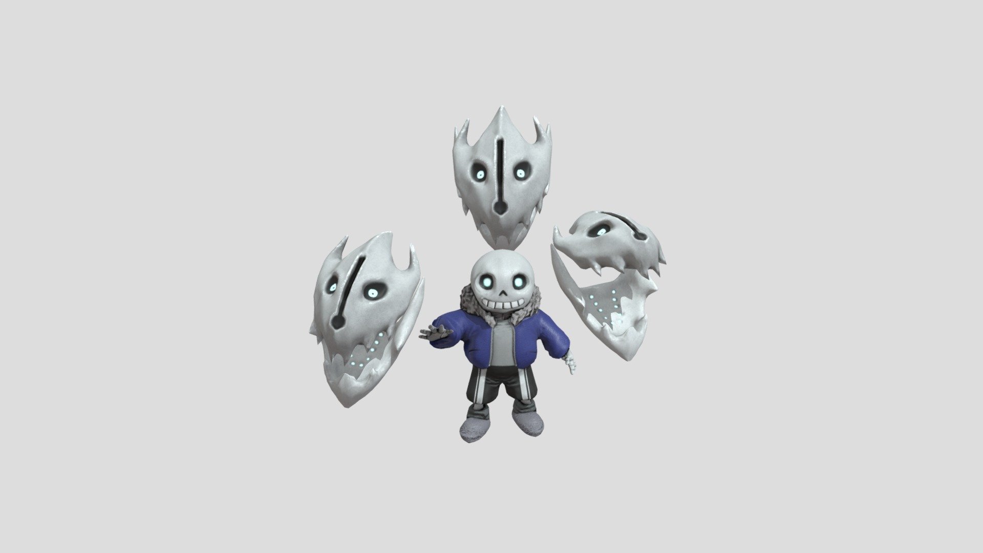 sans - 3D model by sansfan (@jayliah.wilson04) [f90840d] - Sketchfab