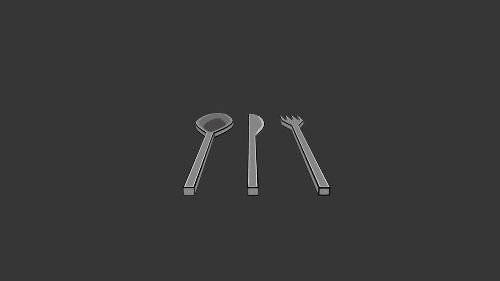 Silverware - 3D model by citihik [f908833] - Sketchfab