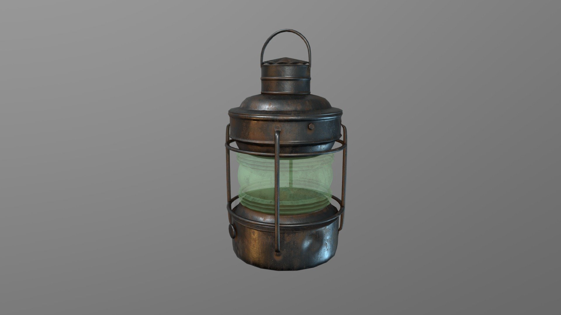 Rusted Oil Lantern - 3D model by Guy (@G.l.naylor) [f908b7e] - Sketchfab