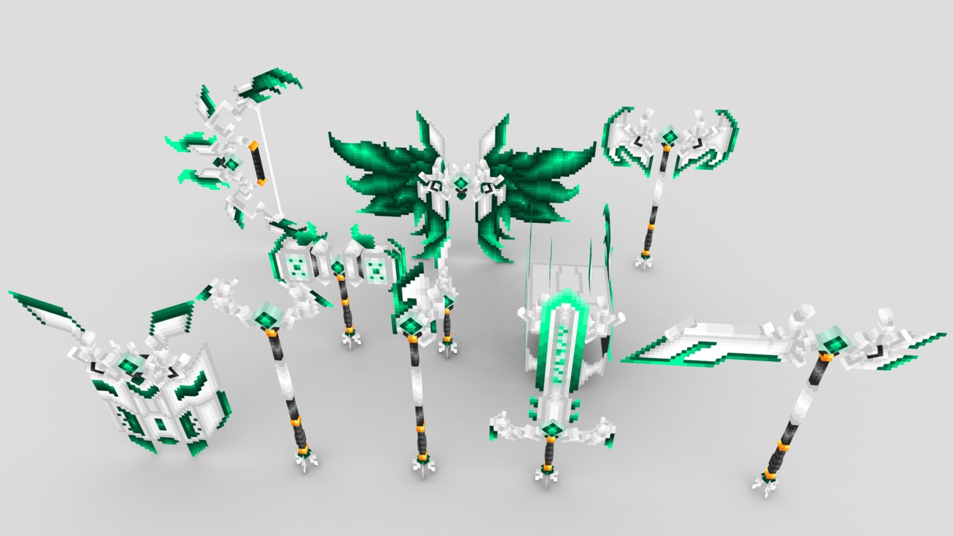 Mystic Arts Weapon & Tool Set - Buy Royalty Free 3D model by ...