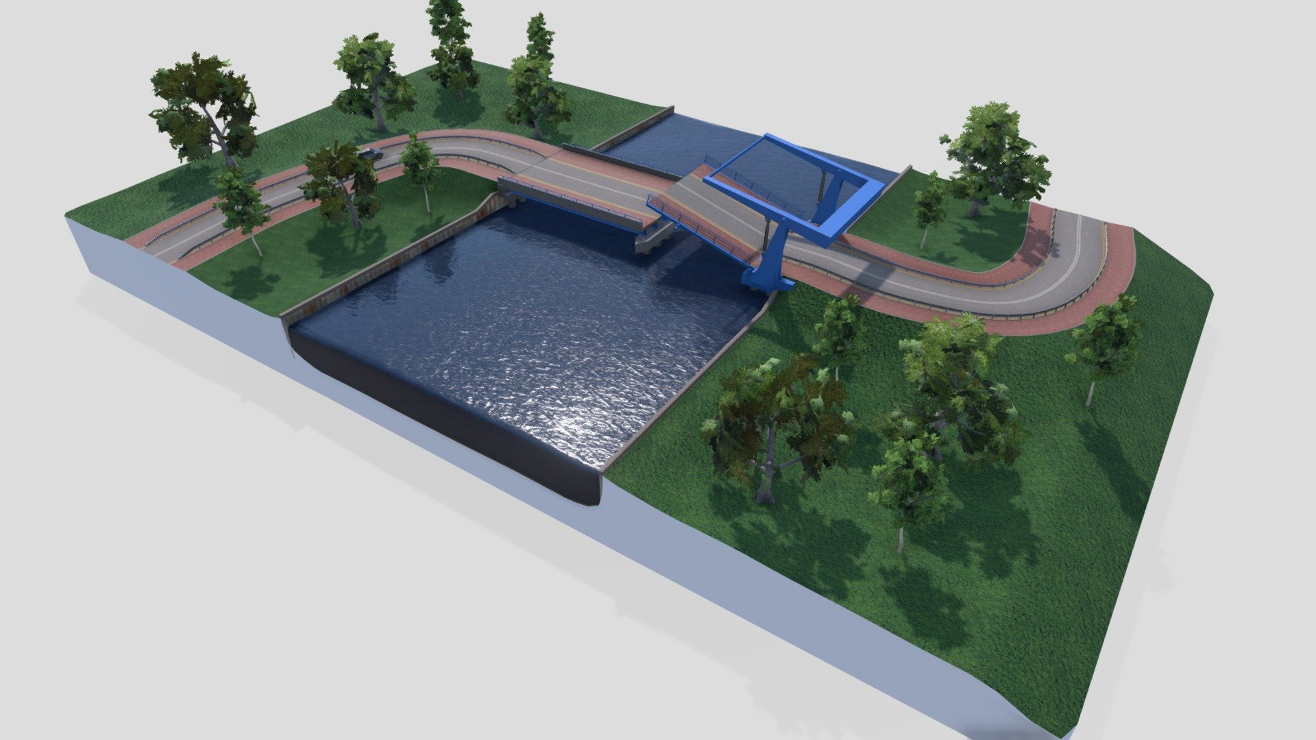 Bridge Complete - 3D model by num_t [f90b04b] - Sketchfab