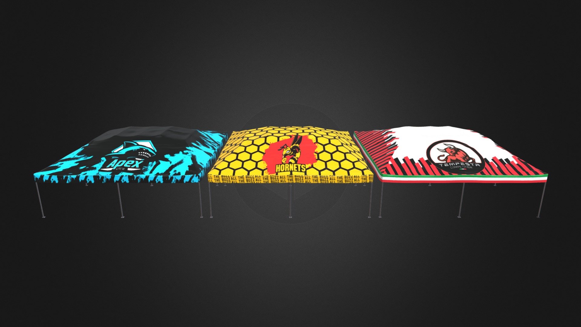 Big Tents - Download Free 3D model by Arsen Ismailov (@fdgasd7 ...