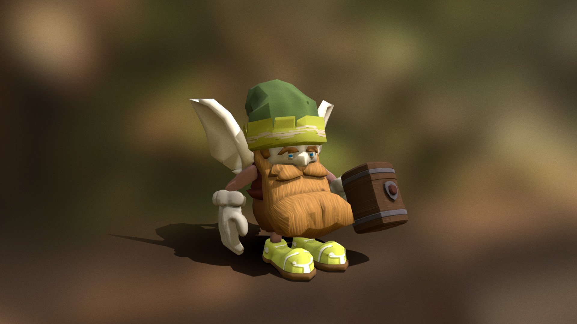 Gnome - 3D model by alexthebear [f90be87] - Sketchfab
