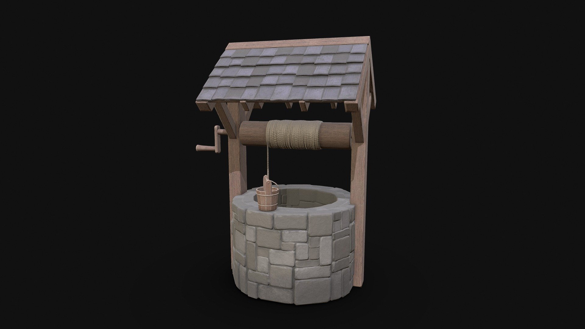Water Well - 3D model by Karmellime [f90c8e1] - Sketchfab