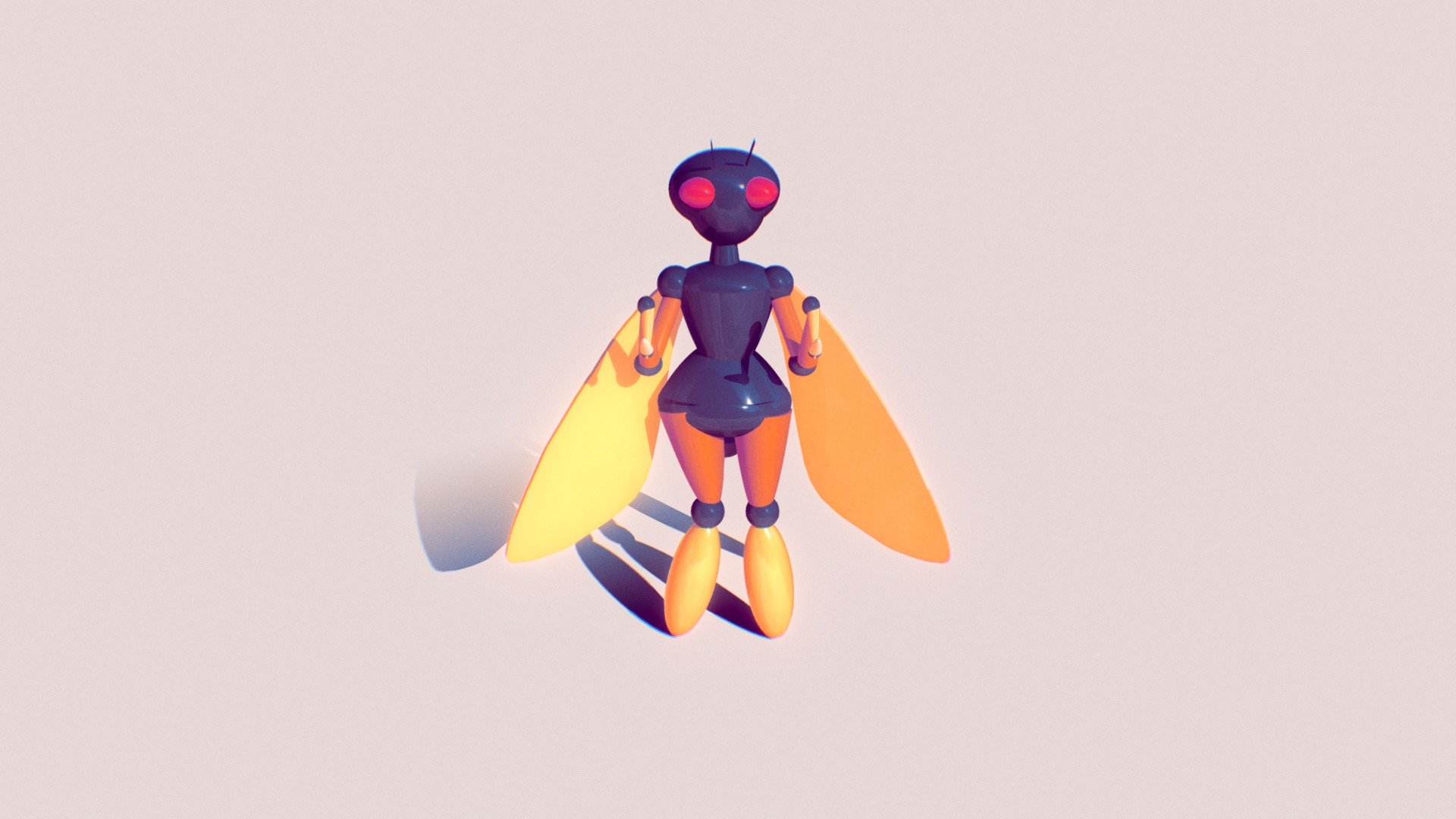 Cicada Girl - 3D model by banoonabird [f90c8e9] - Sketchfab