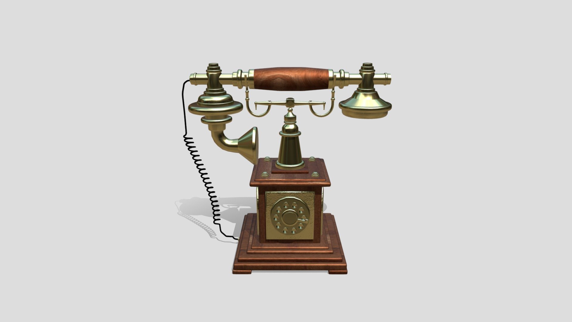 Old phone - 3D model by jukitsu [f90cb1a] - Sketchfab