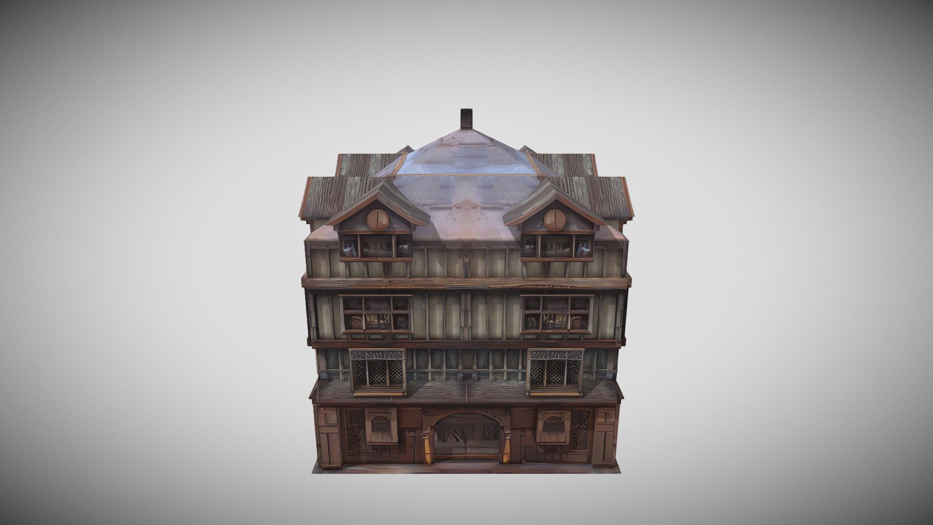 Fantasy City Building 03 - Download Free 3D model by Scol3D ...