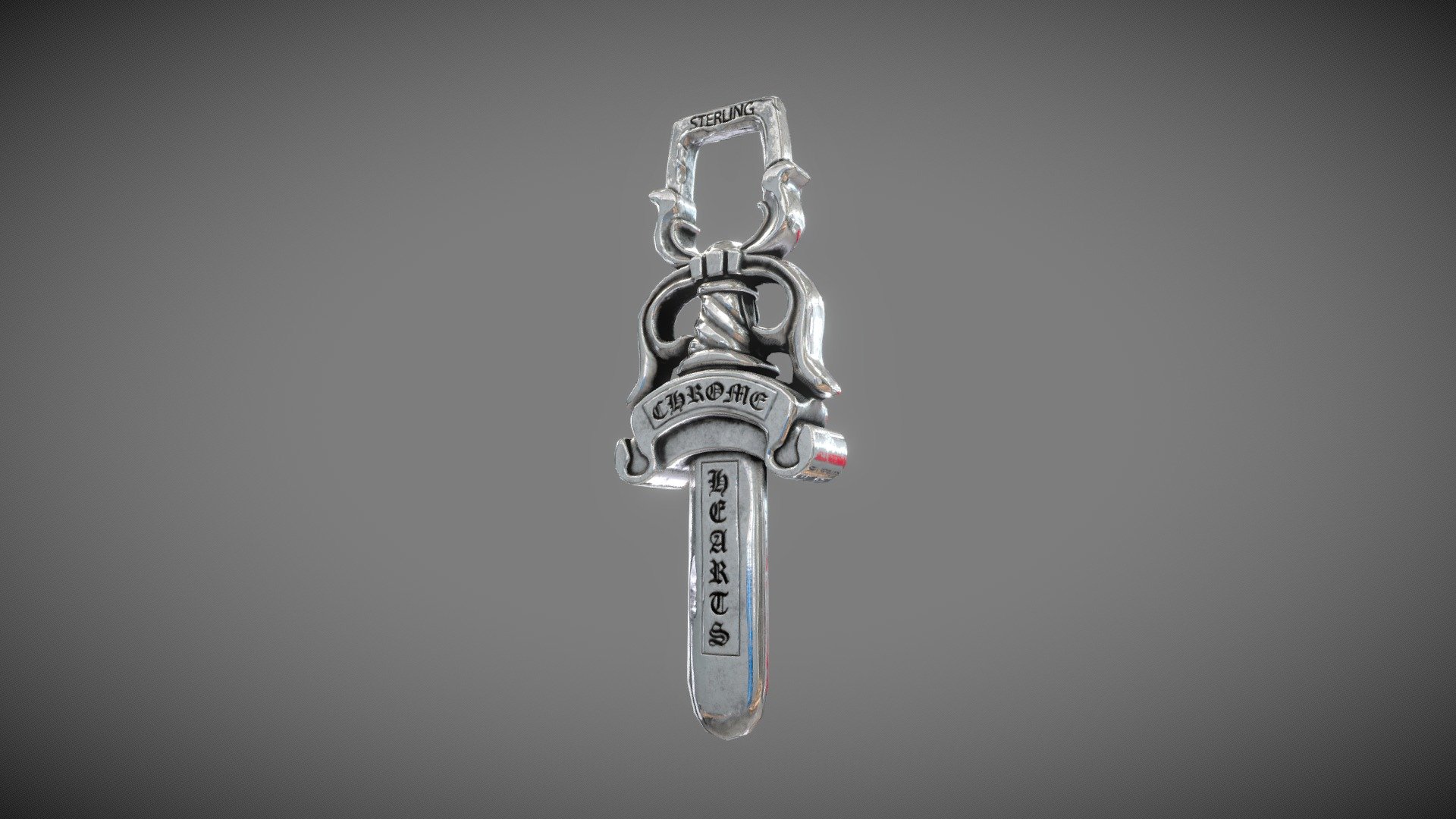 Chrome Hearts Dagger Pendant - 3D model by JEMEZ [f90ec3b] - Sketchfab