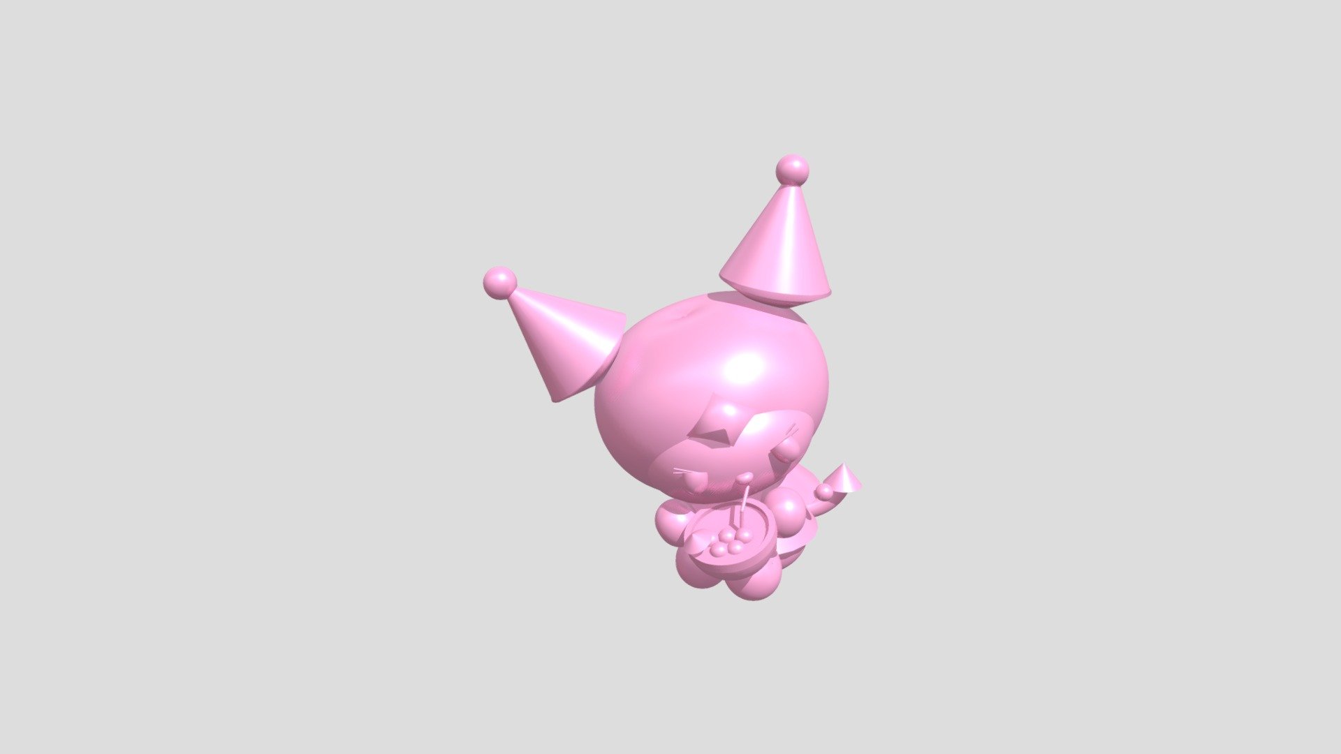 kuromi ima - 3D model by mylittletwinstarriesart [f90ed28] - Sketchfab