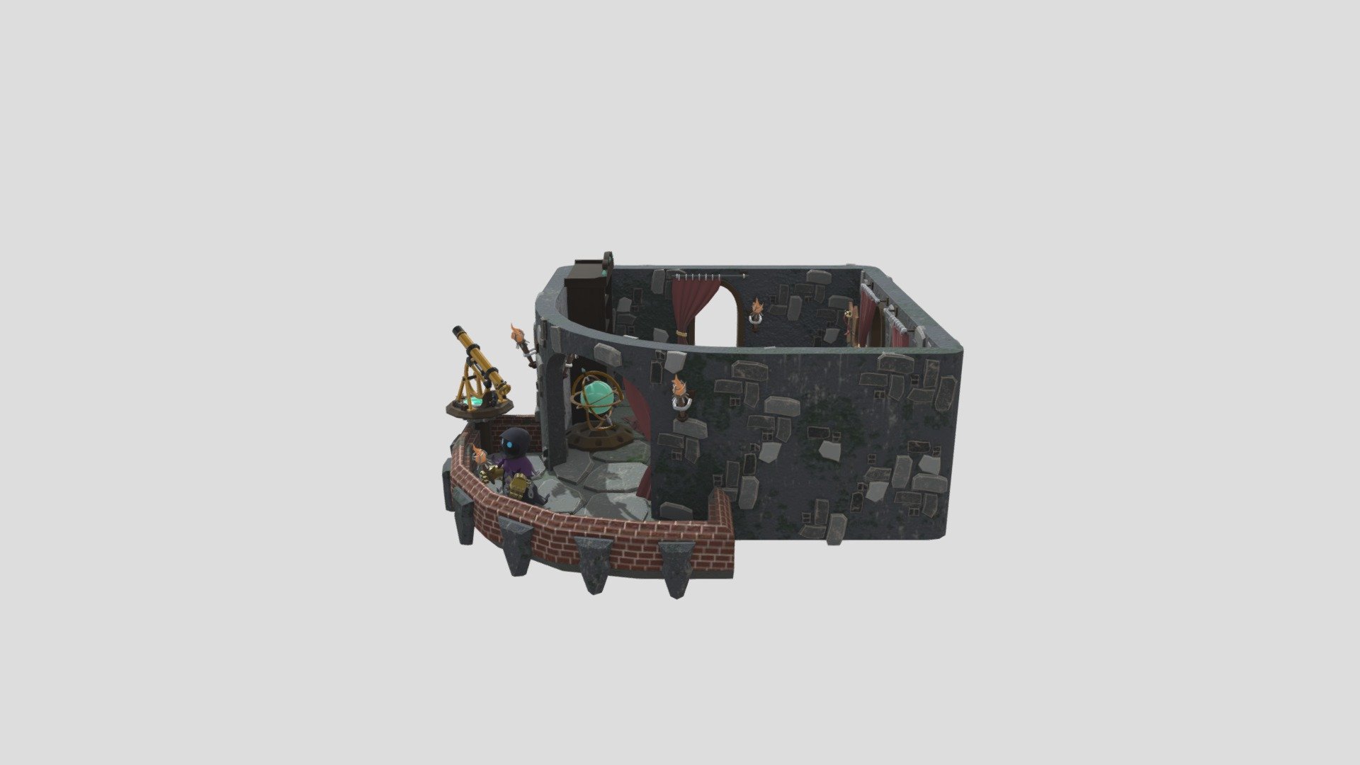 RPG Laboratory - 3D model by gabriel_fleiitas [f90eeda] - Sketchfab