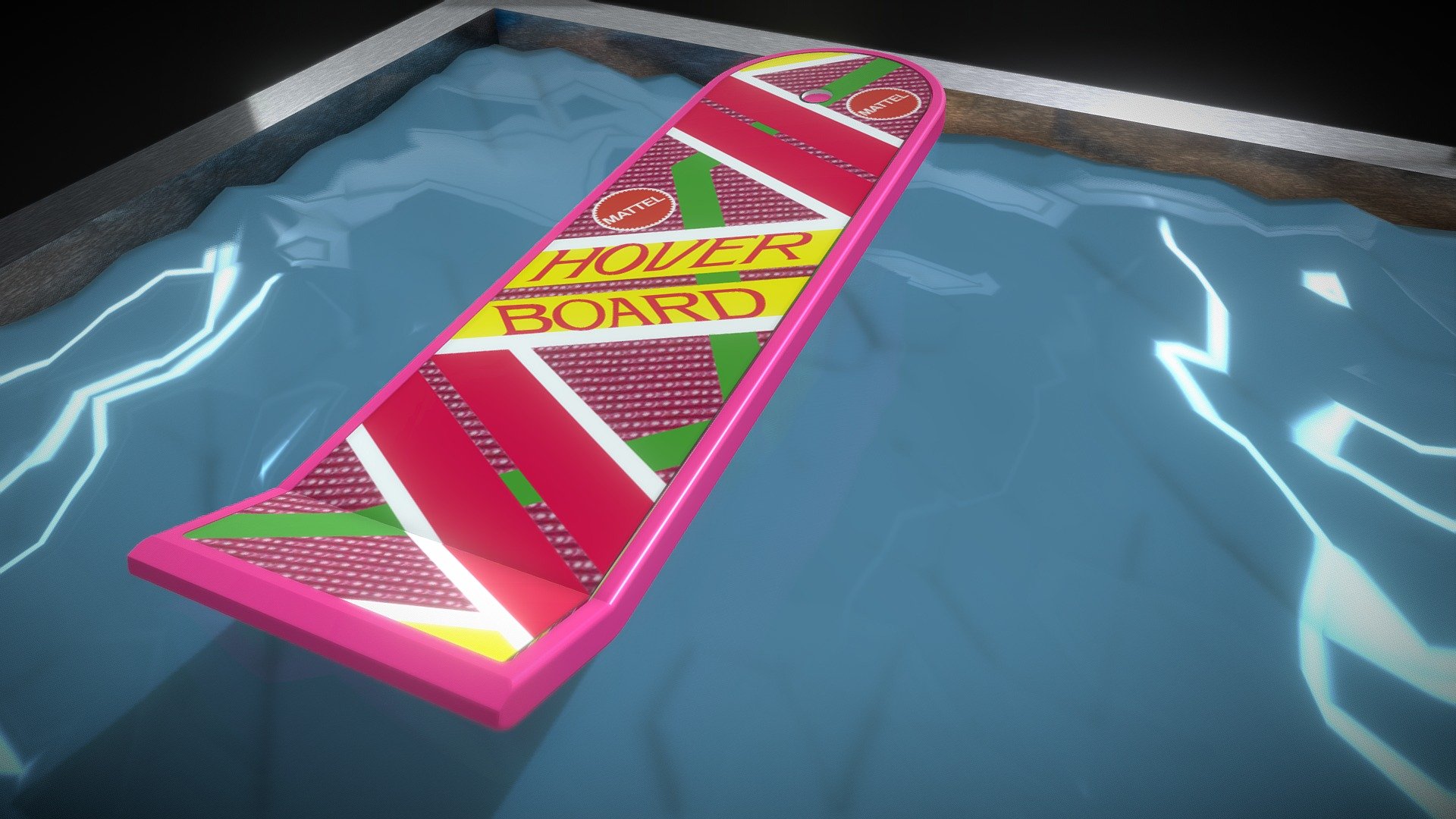 Hoverboard floats on water [BTTF 2] - 3D model by A.stark [f910099 ...