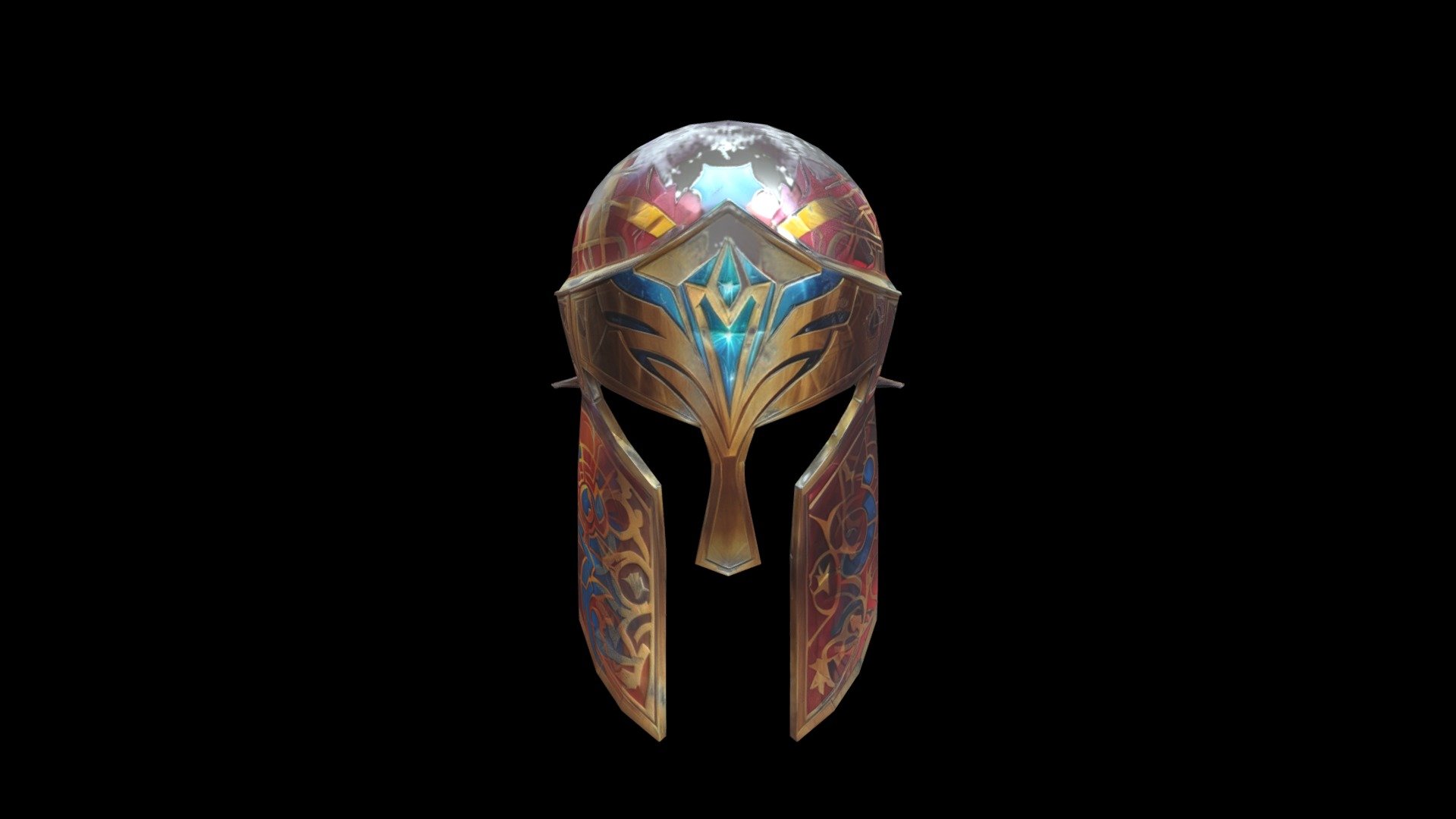 Meshy Helmet Fantasy Dragonsteel Helm - Download Free 3D model by ...