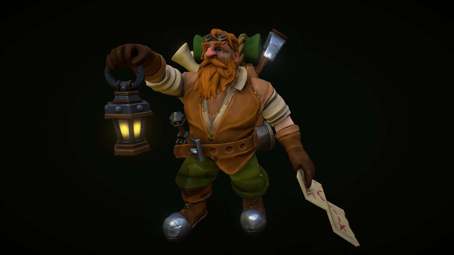 Dwarven Explorer - 3D model by Angus McMeekin (@angus-mcmeekin ...