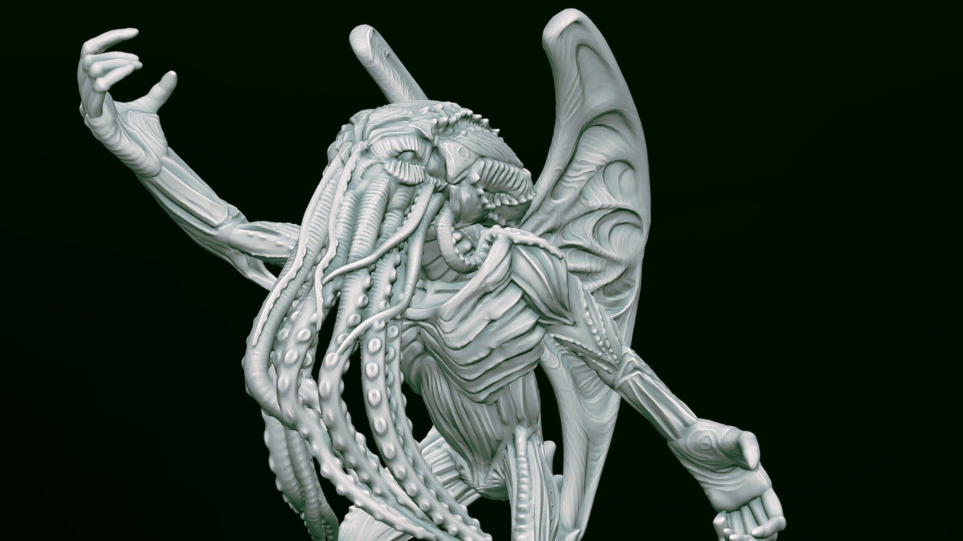 Cthulhu Free 3D Printable Miniature - Download Free 3D model by ...