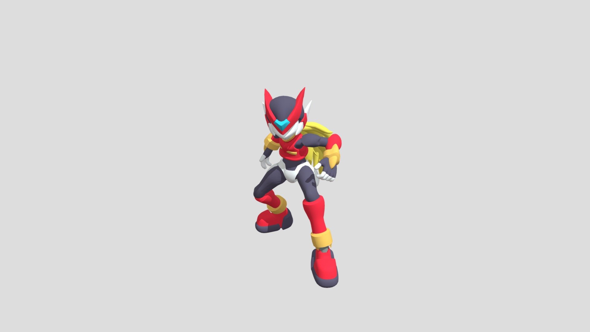 Megaman Zero - Fan Art - 3D model by Corey Farmer (@coreyfarmer ...