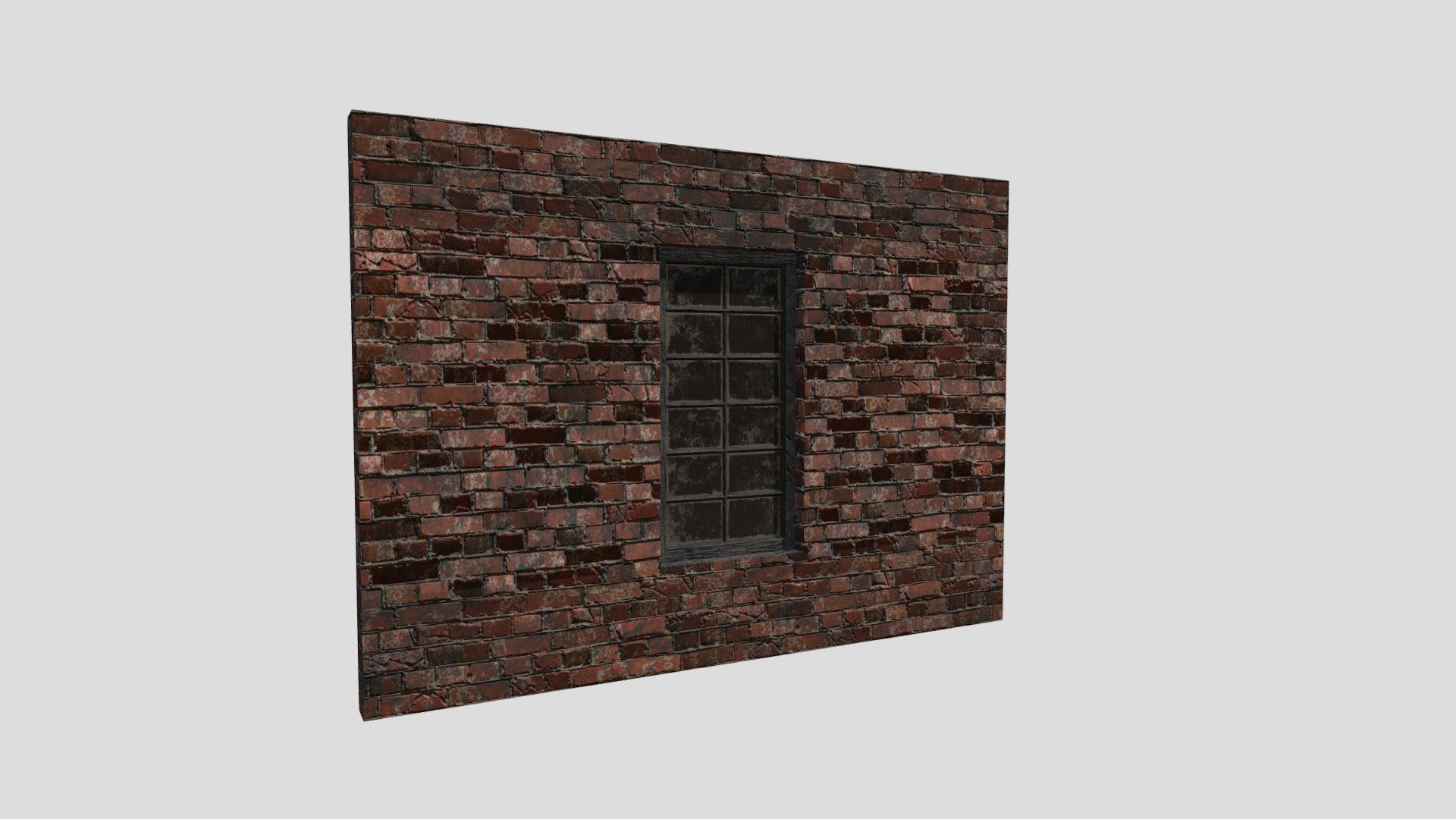 Wall Section with tall Window - Buy Royalty Free 3D model by Stoo ...
