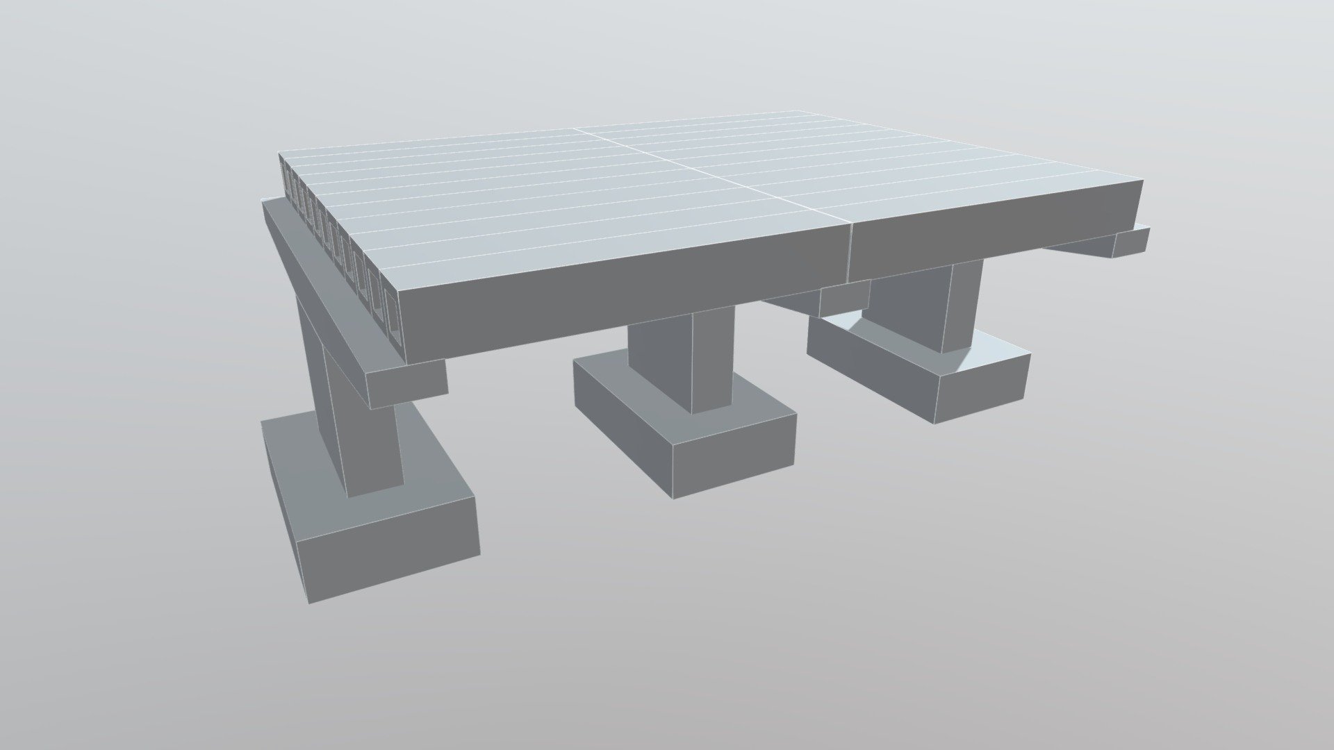 Precast Concrete Bridge - 3D model by 4dutinfo [f91392d] - Sketchfab