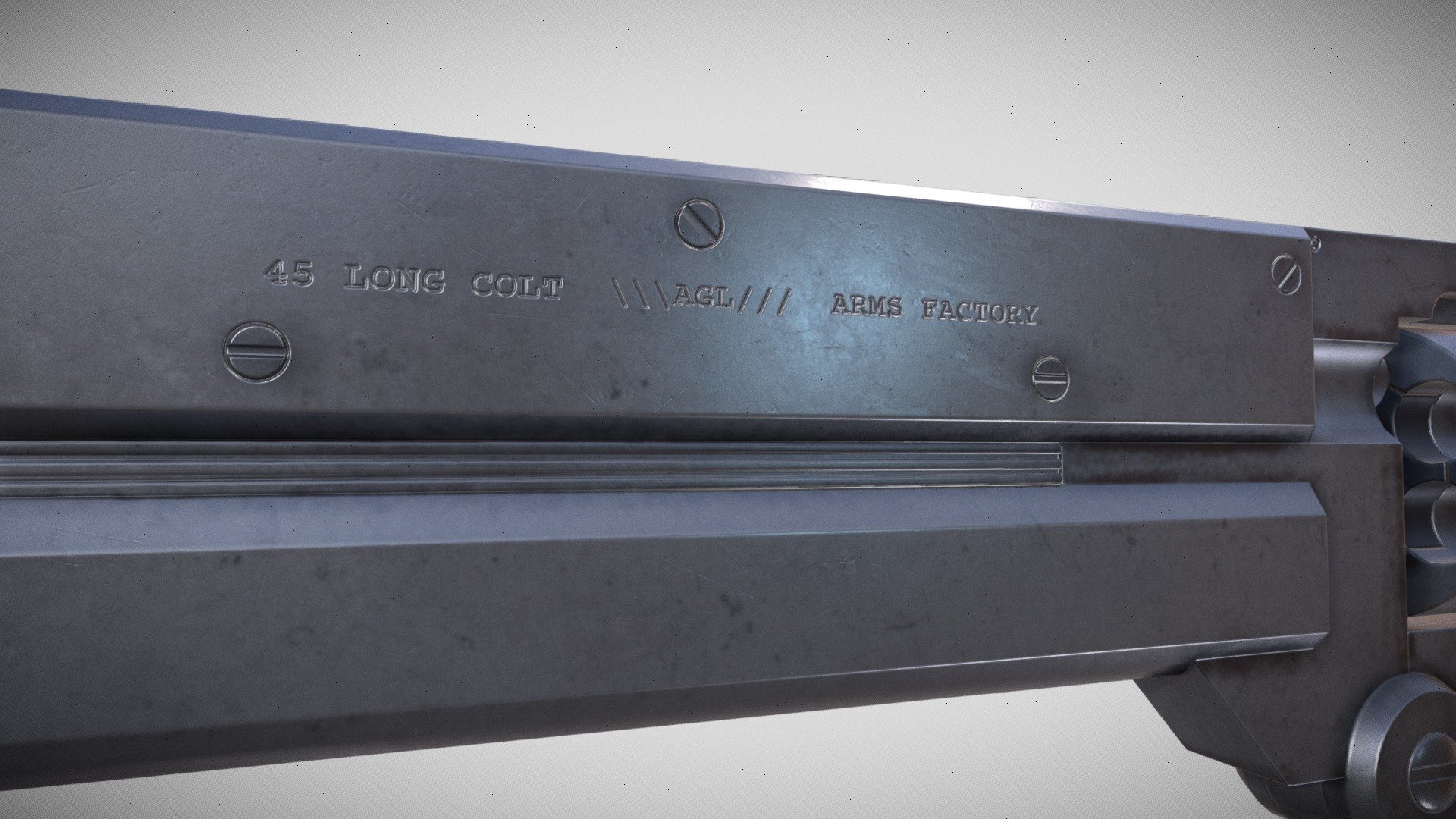 AGL ARM 45 long colt (gameready) - 3D model by Afonya (@Afonya3d ...