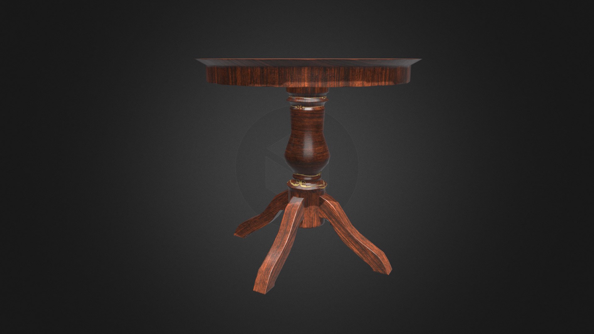 Antique Table - 3D model by ViktorKom [f917671] - Sketchfab