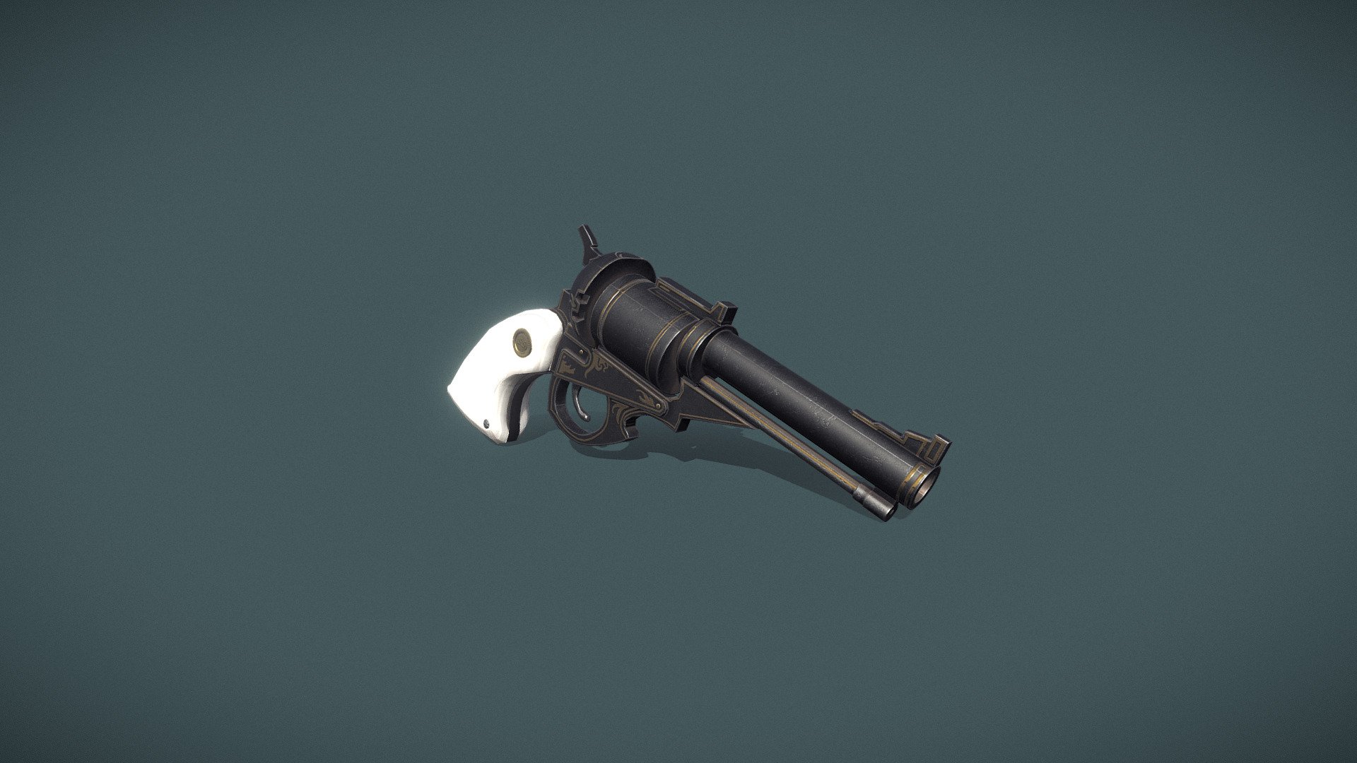Ornamental gun - Download Free 3D model by KattDx3 (@katt-akara ...