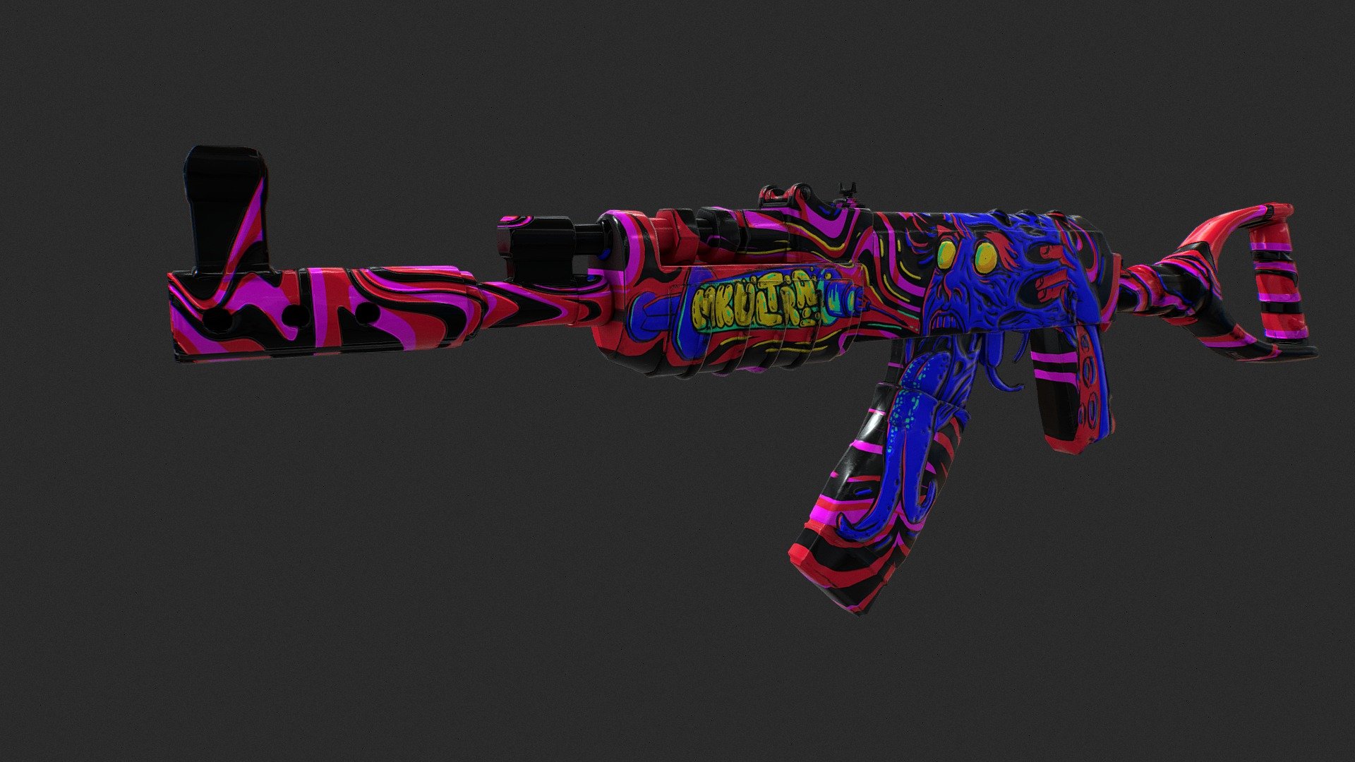 MK-ULTRA AK47 - 3D model by Hesoyam (@onosendai94) [f917e68] - Sketchfab