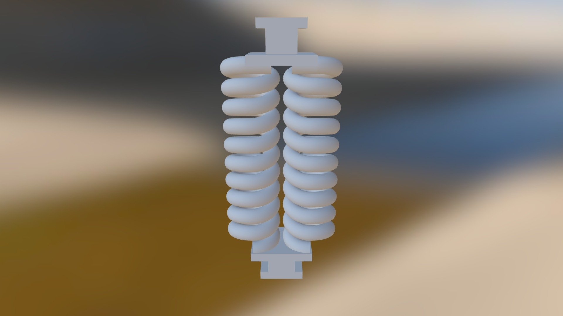 SP-1 Dual Coil Spring - 3D model by Vinzant [f918c61] - Sketchfab