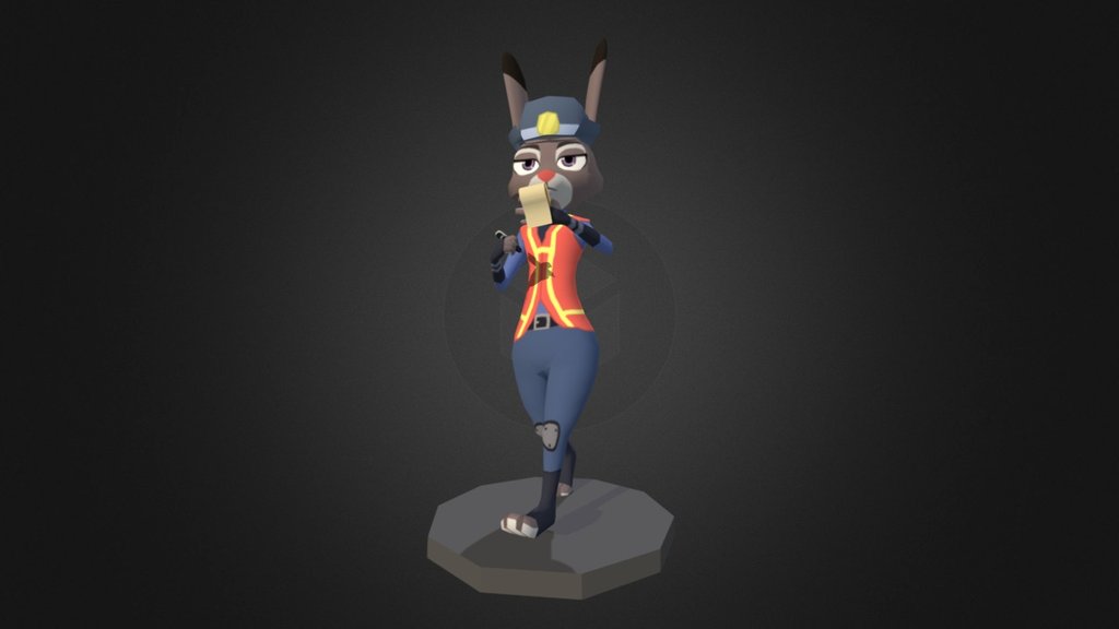 Judy (Zootopia) - 3D model by Offy (@axe163) [f919595] - Sketchfab