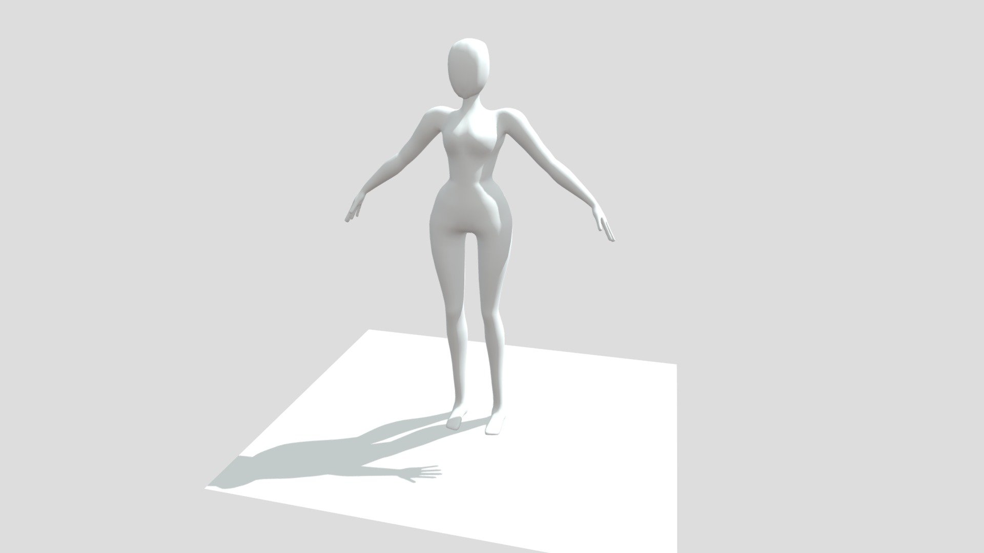 Character Base - 3D model by nek0nia [f91b9c1] - Sketchfab