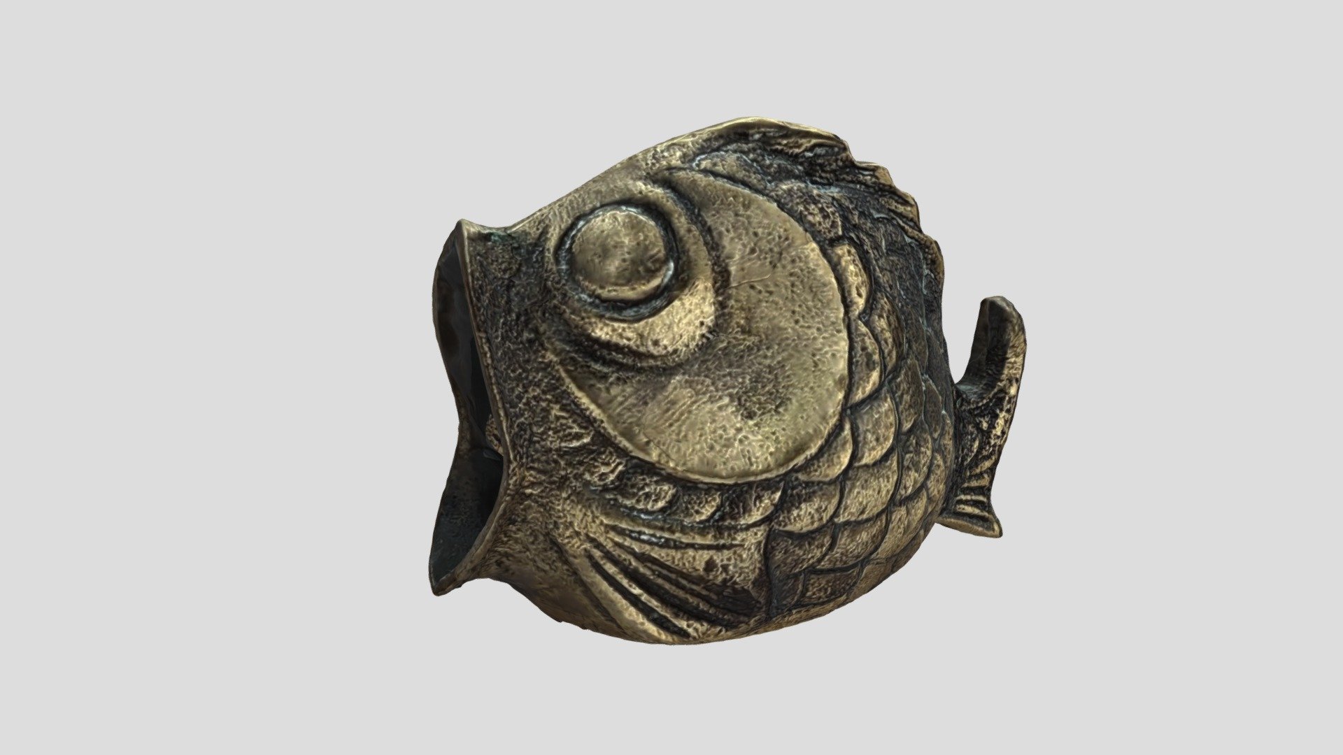 Bronze Fish Photogrammetry - 3D model by M. Sallee (@msallee) [f91b9f1 ...