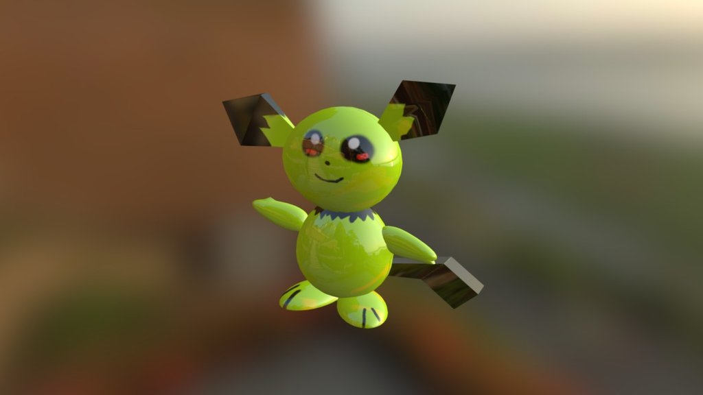 Pichu - 3D model by deimantas.19 [f91cb48] - Sketchfab