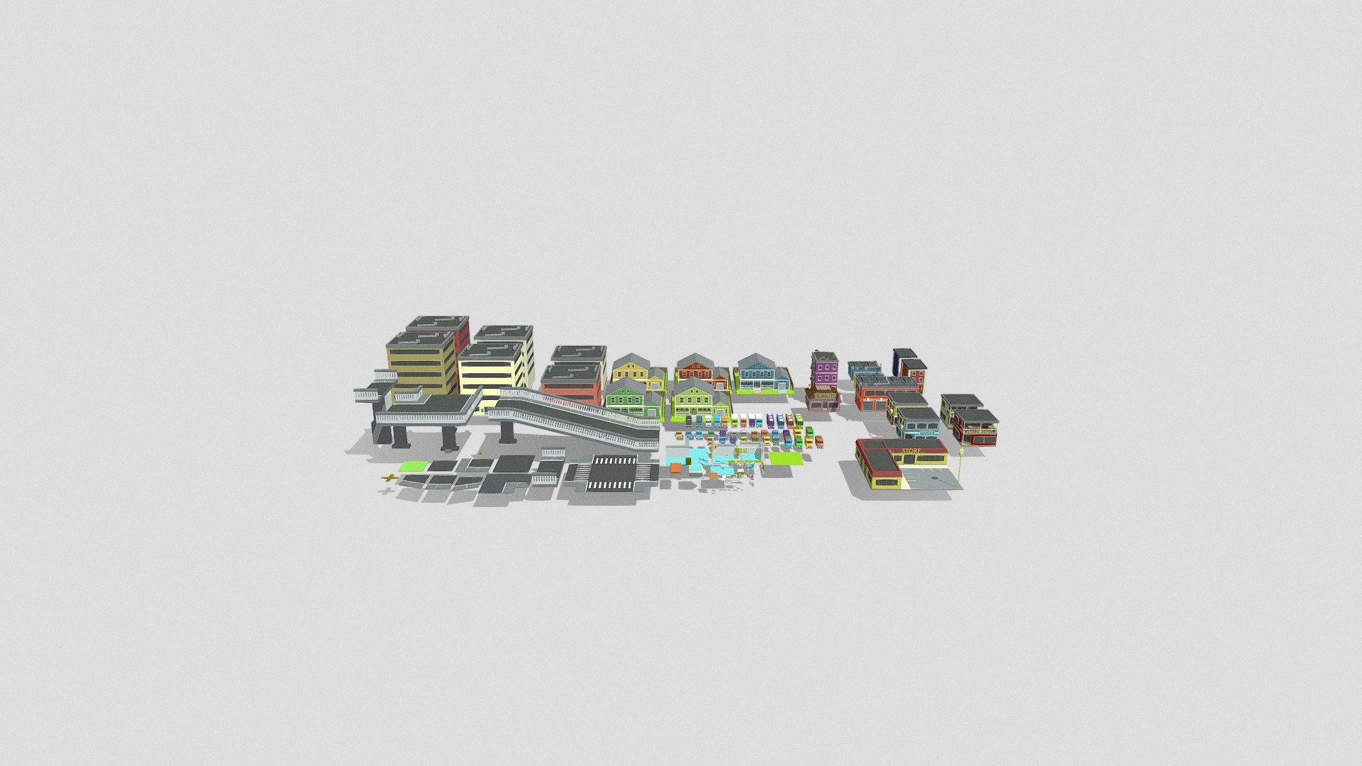 City Assets - 3D model by A.R.S|T. (@arseniy3600) [f91e729] - Sketchfab