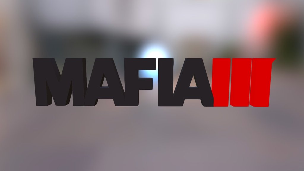 Mafia 3 Logo [Text] - 3D model by Twillrex [f91ef06] - Sketchfab