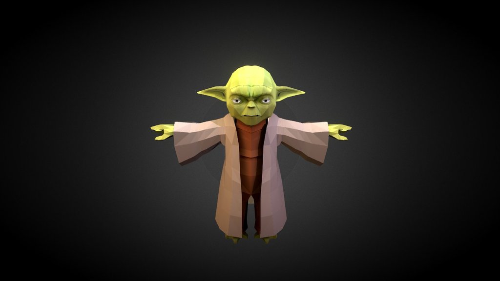 Star wars: Yoda (Wip) - 3D model by Gem [f92161d] - Sketchfab