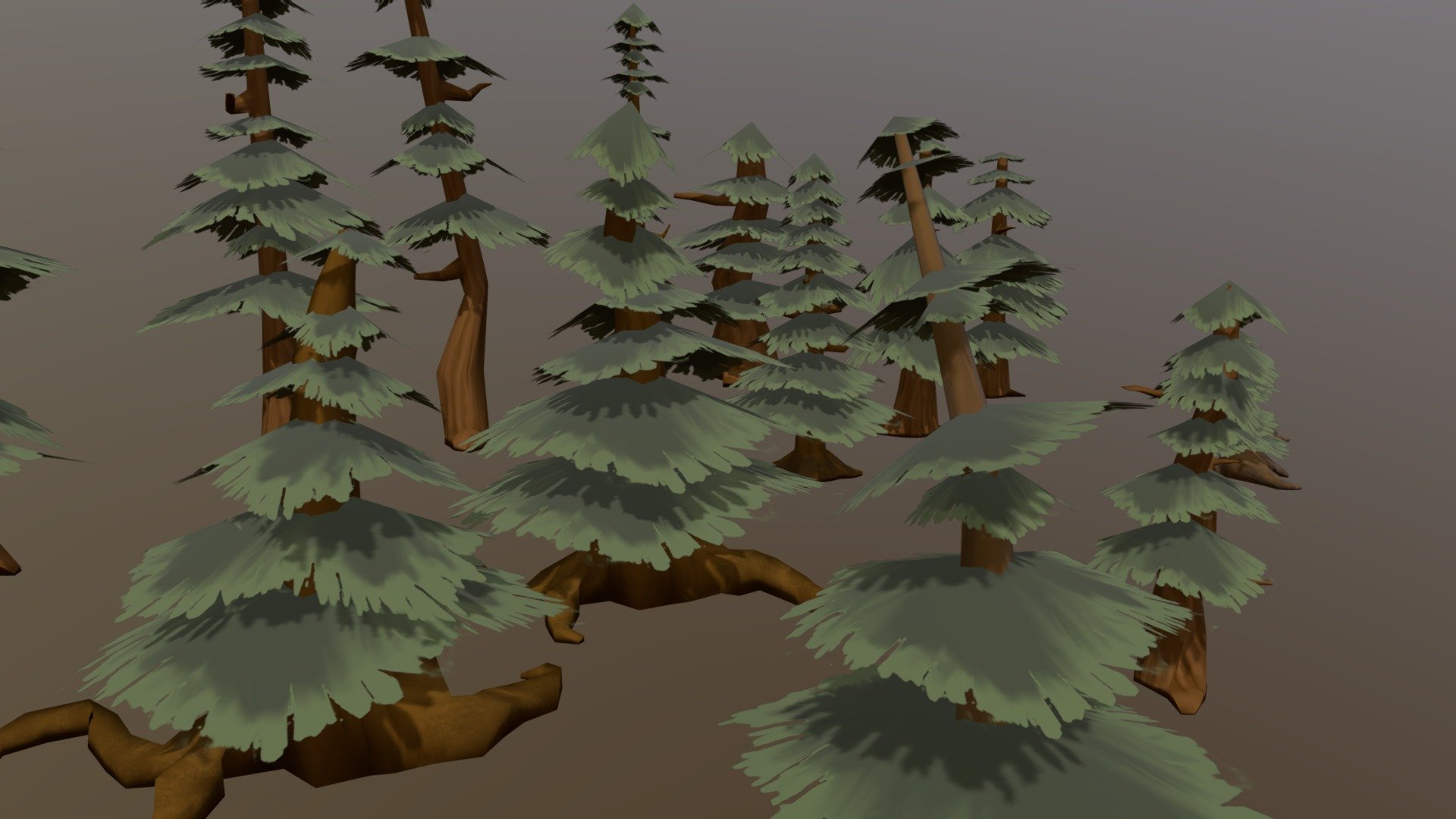 Forest asset pack - 3D model by Log_bear [f921778] - Sketchfab